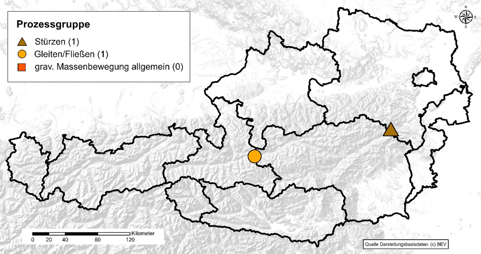 Gravitational mass movements in Austria – Review October 2025