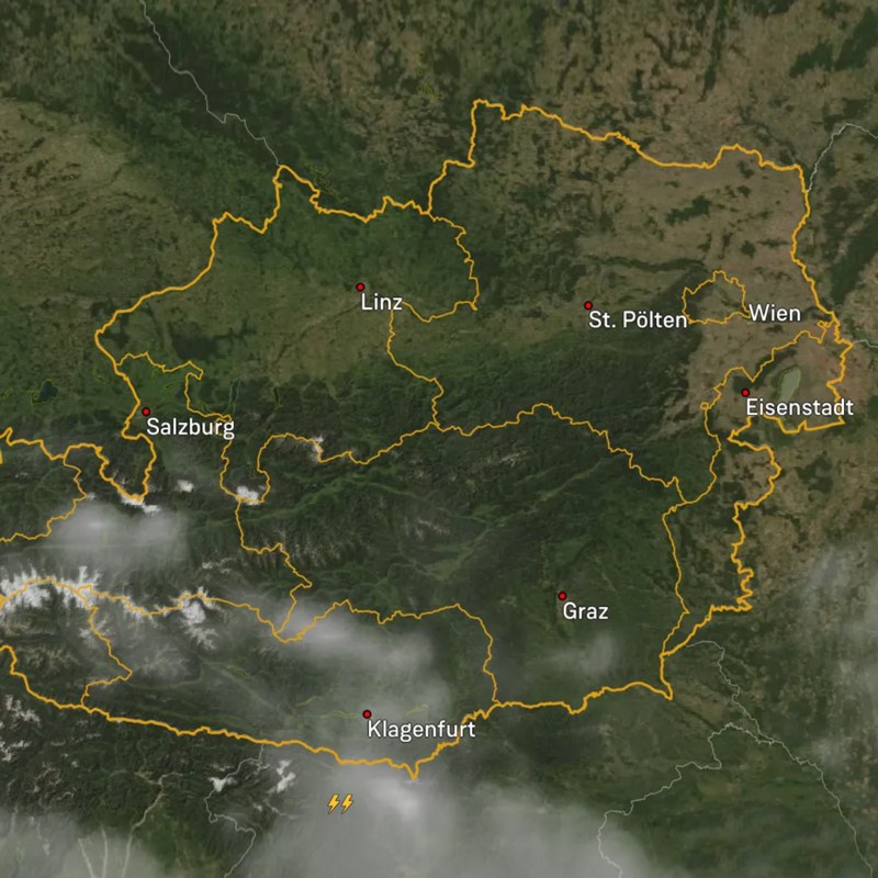 Satellitenbilder Österreich